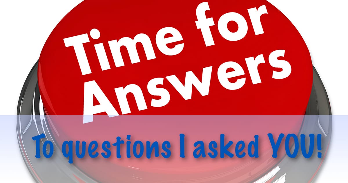 Answers to a couple of questions I asked - Ask Leo!