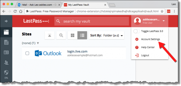 Enable Two-Factor Authentication in LastPass - Ask Leo!