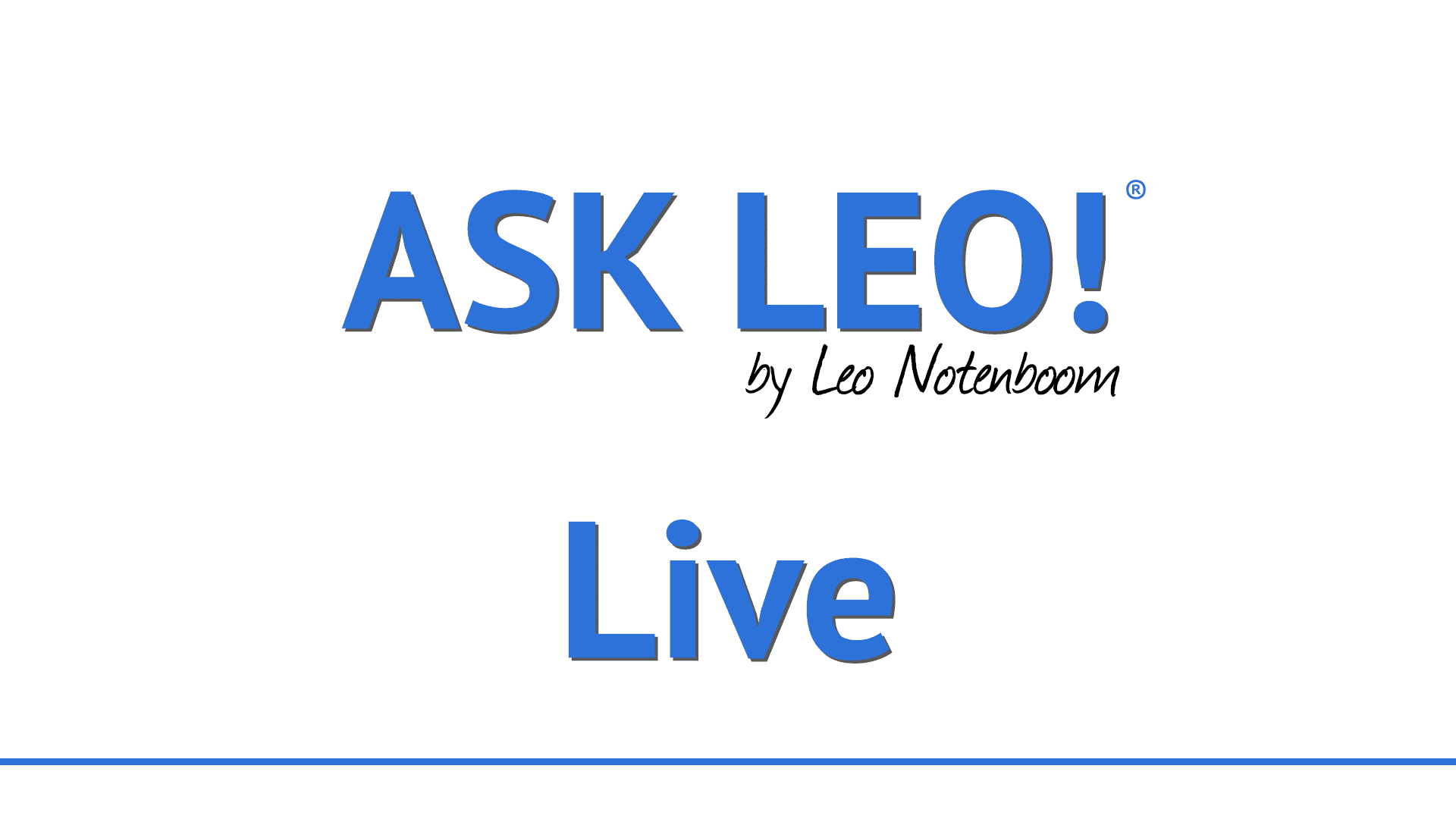 Ask Leo! Live - Ask Leo!