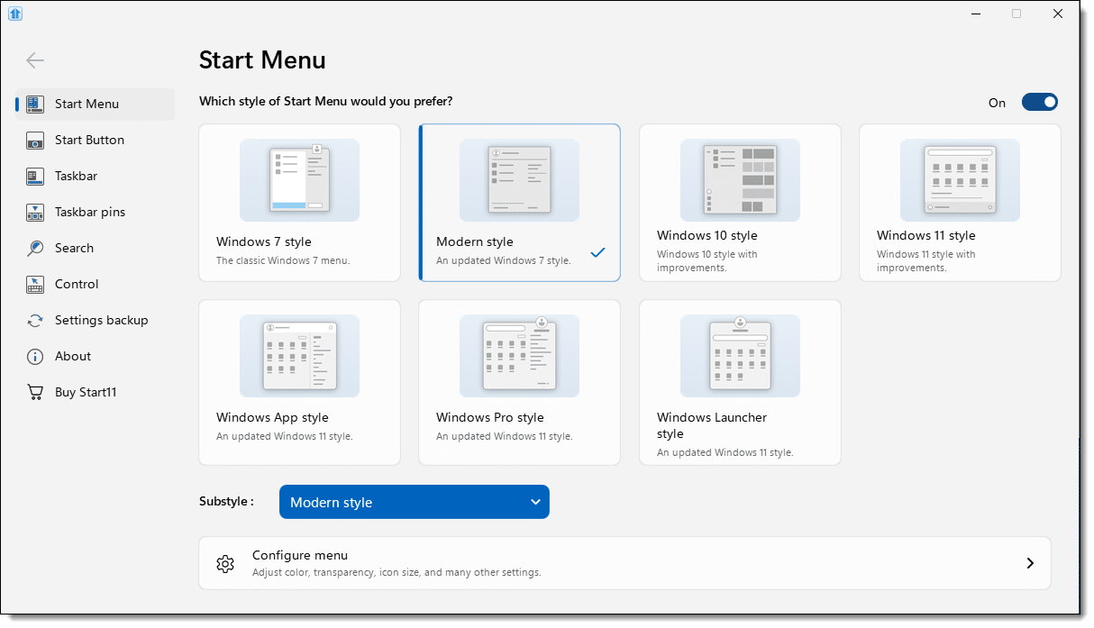 Start11: Another Start Menu Replacement - Ask Leo!