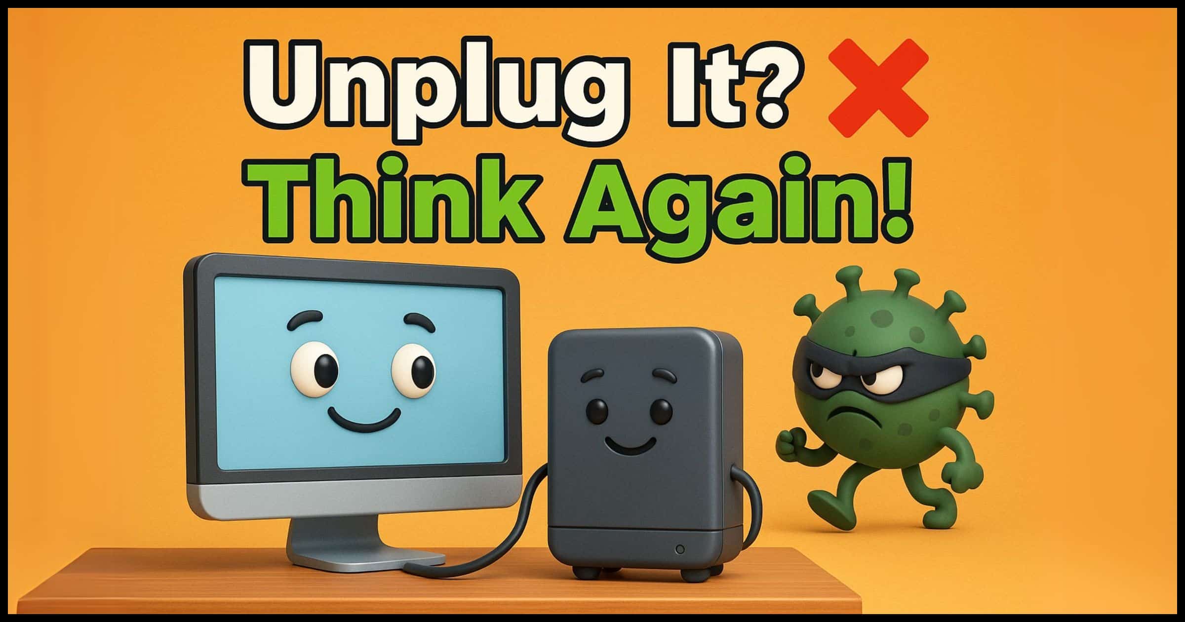 Should You Leave Your Backup Drive Plugged In? The Real Risk - Ask Leo!